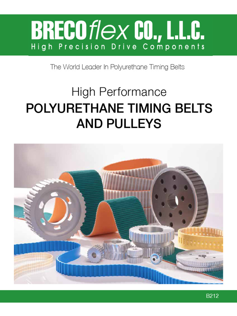 B212 Polyurethane Timing Belts 2020 Rev3 | PDF