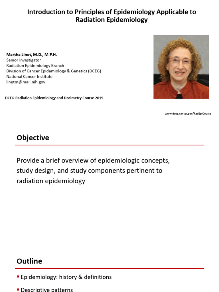 Intro Principles Epi | PDF