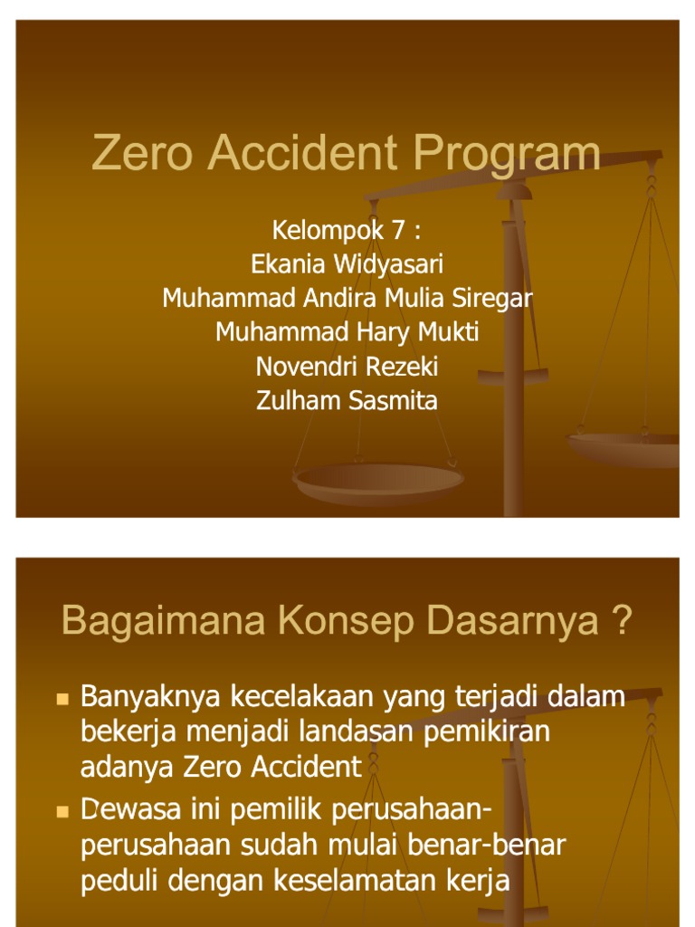 Zero Accident Program | PDF