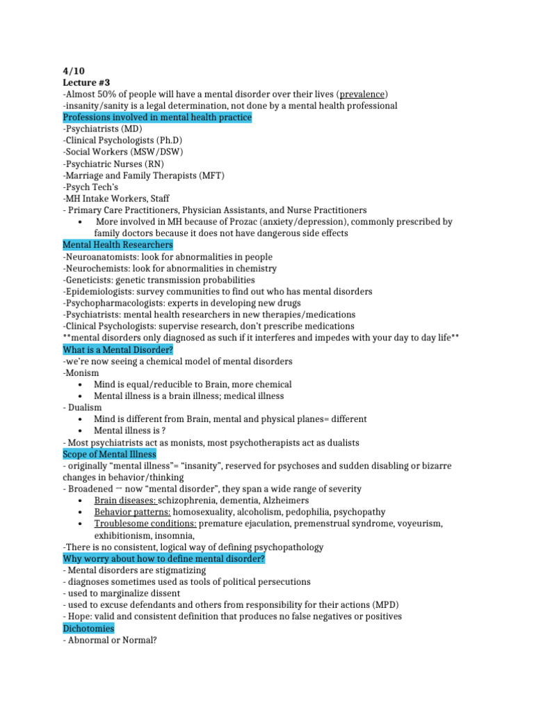 PSY 103 Lecture 3 Notes (UCSB) | PDF PSY 103 Lecture 3 Notes (UCSB) | PDF