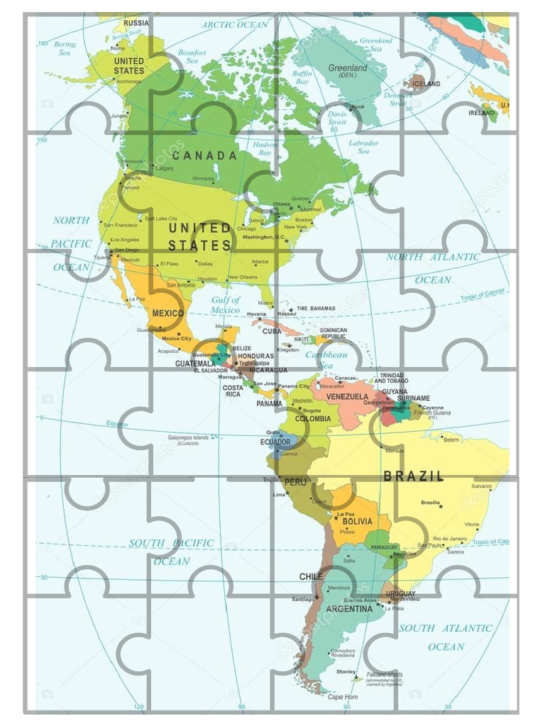 Modul Puzzel Benua | PDF