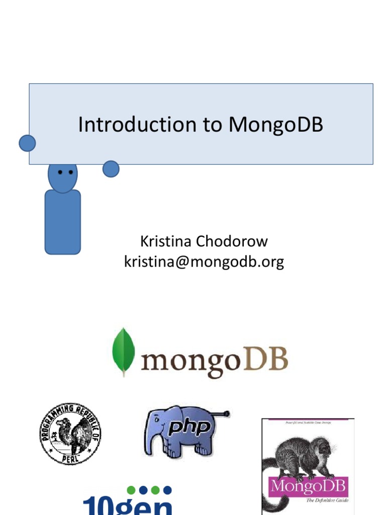 Introduction To MongoDB Presentation | PDF | Apache Http Server | Mongo Db