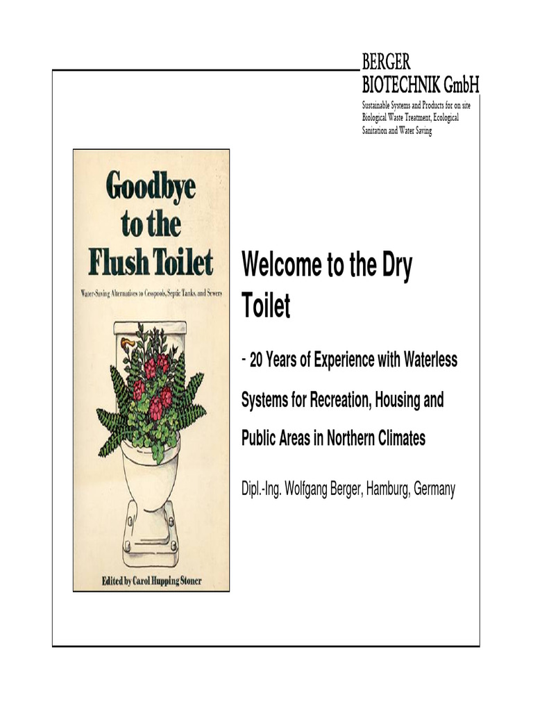 Berger Bio Toilets | PDF