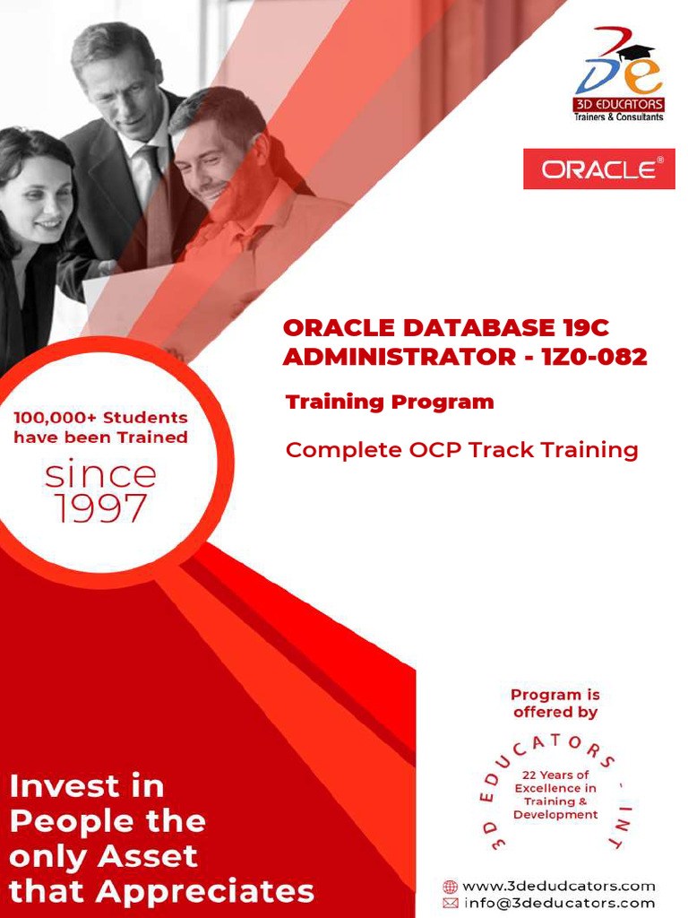 Oracle19c DBA1 (BROCHURE) | PDF