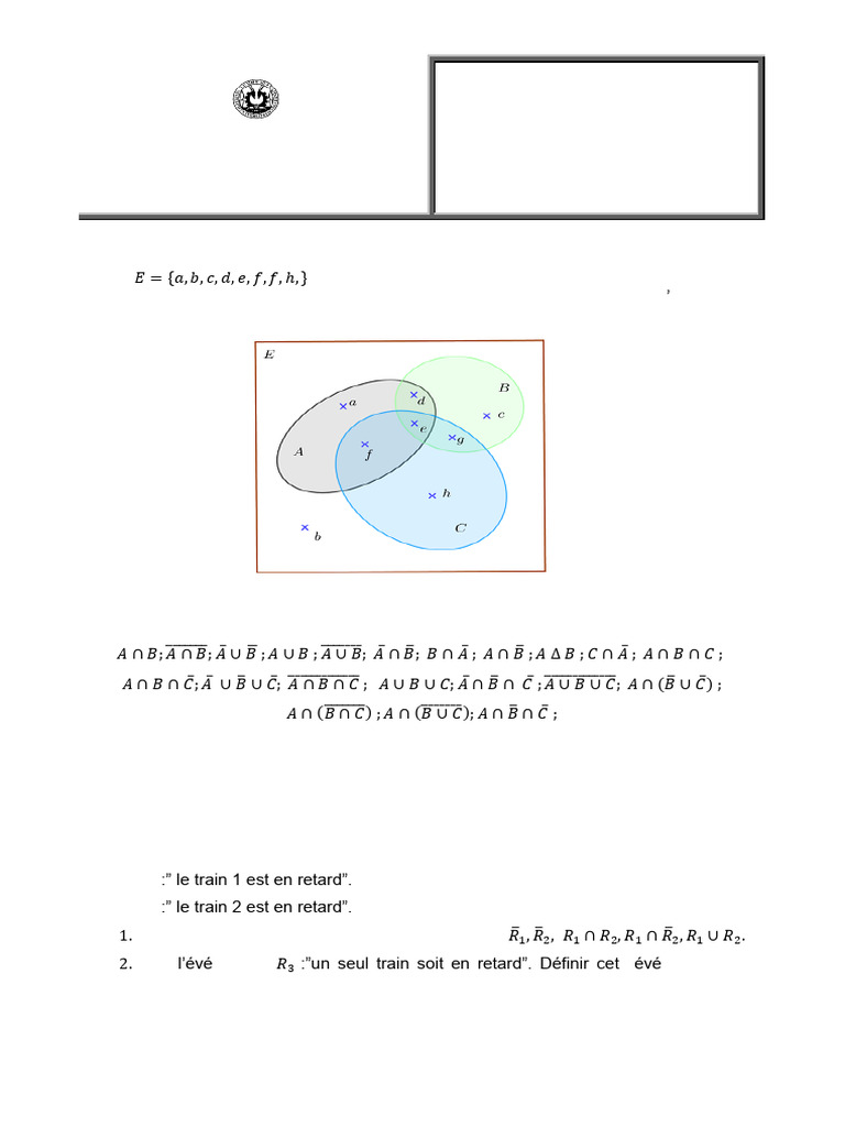 TD 1 - 2 Proba - Analyse Combinatoire | PDF