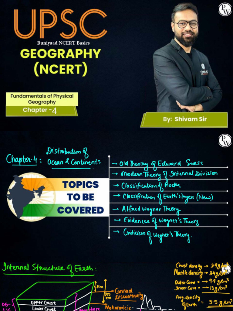 Distribution of Oceans and Continents - Chapter 4 - Geography Class ...
