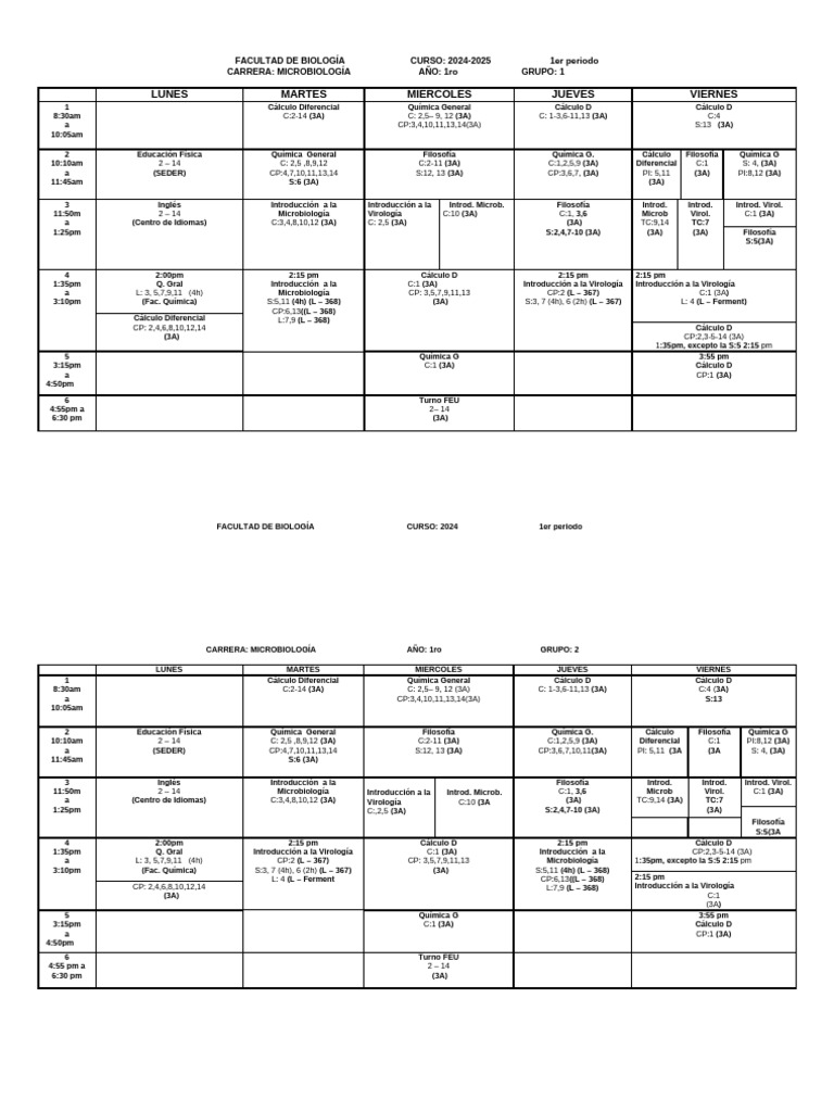 1ro Microb 1er Periodo 2024-2025-6 | PDF