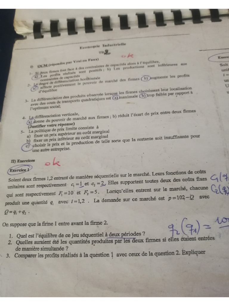 TD Eco Industrielle | PDF