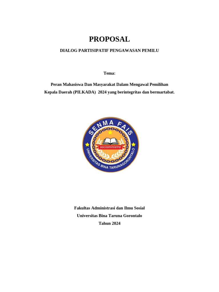 Proposal Bawaslu | PDF