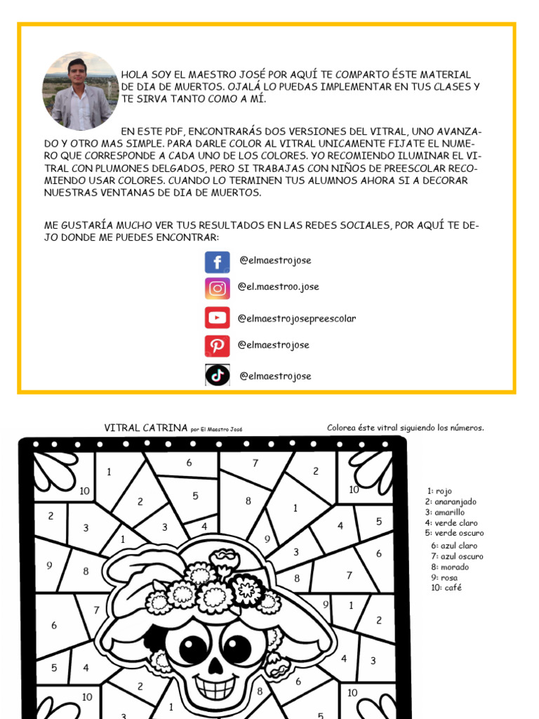 Vitral Catrina Elmaestrojosé | PDF