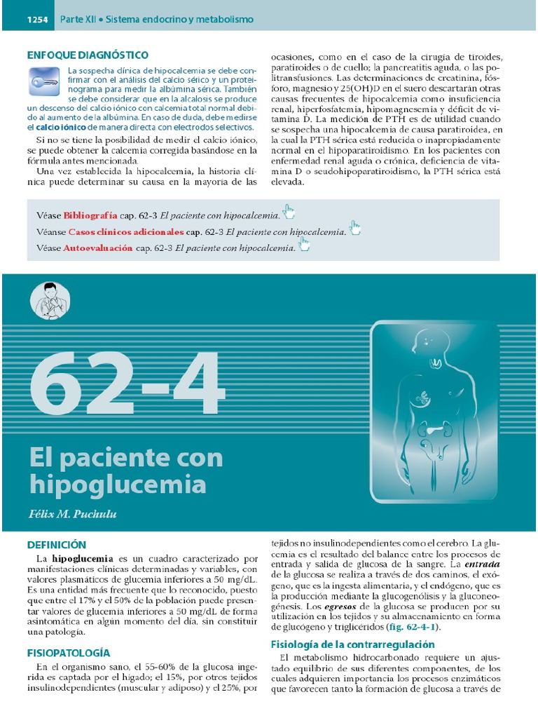 Síndrome Hipoglucémico, Fisiopatología, Cuadro Clínico, en El Libro ...