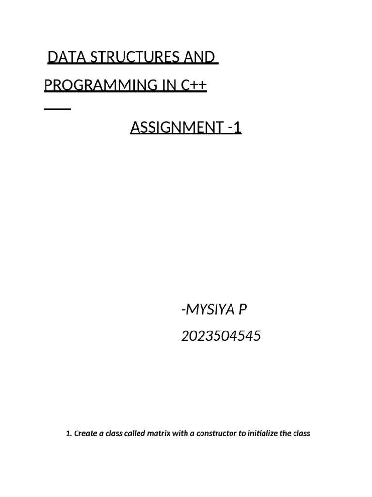 Data Structures and | PDF