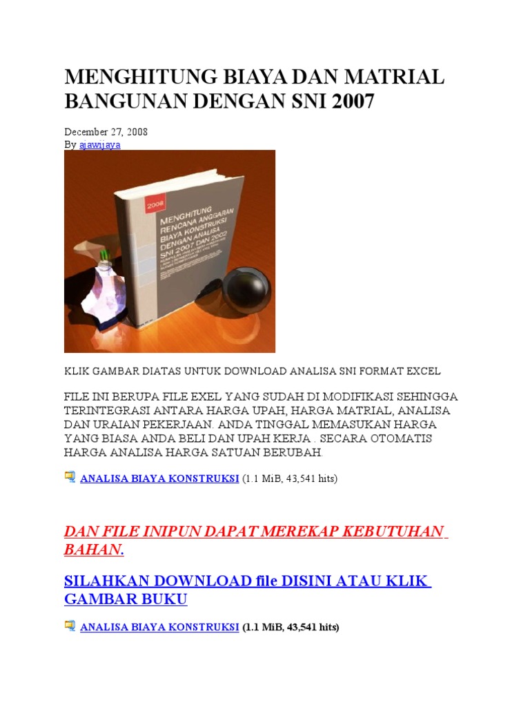 RAB Sipil | PDF