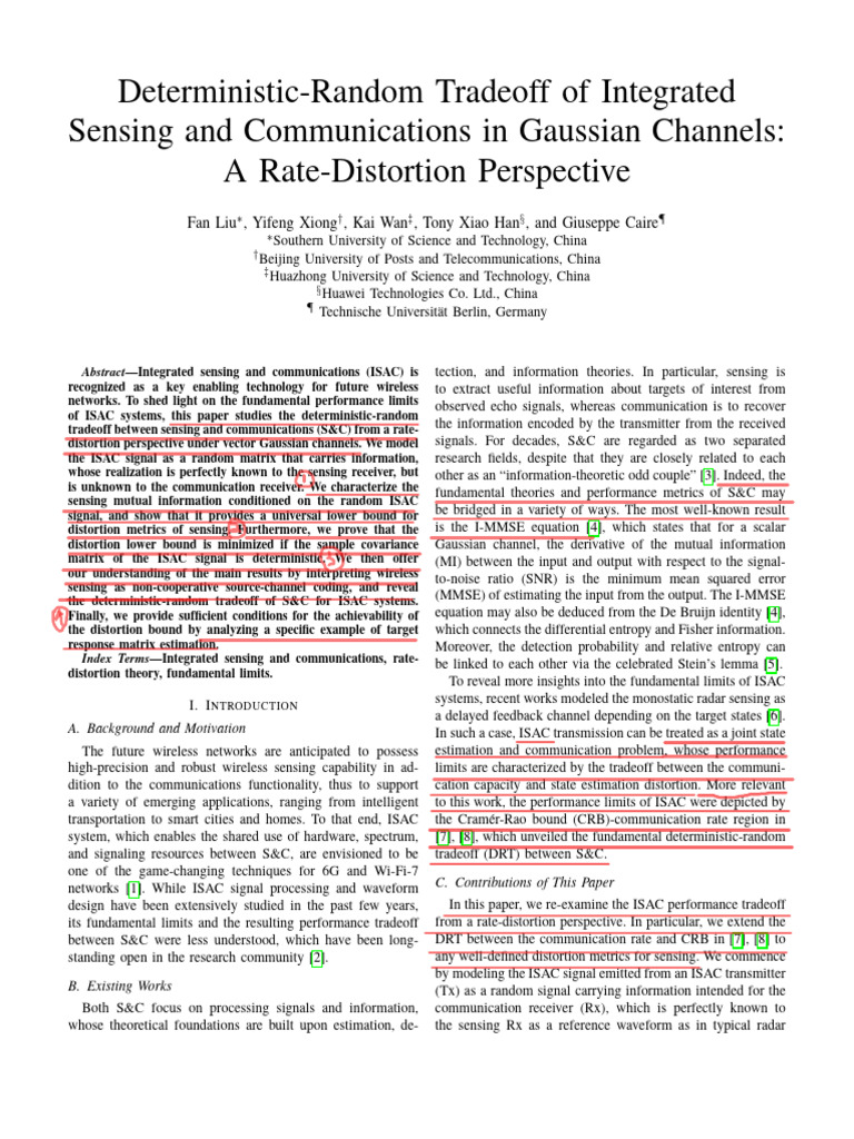 Deterministic-Random Tradeoff of Integrated Sensing and Communications ...