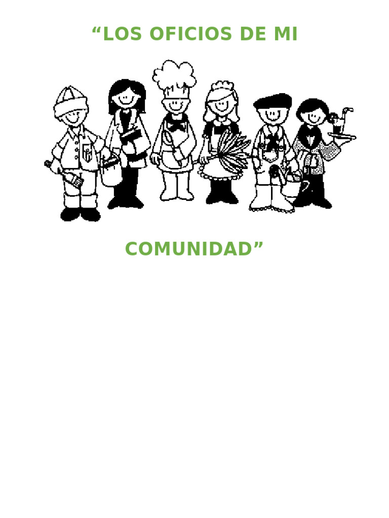 Los Oficios de Mi Comunidad | PDF