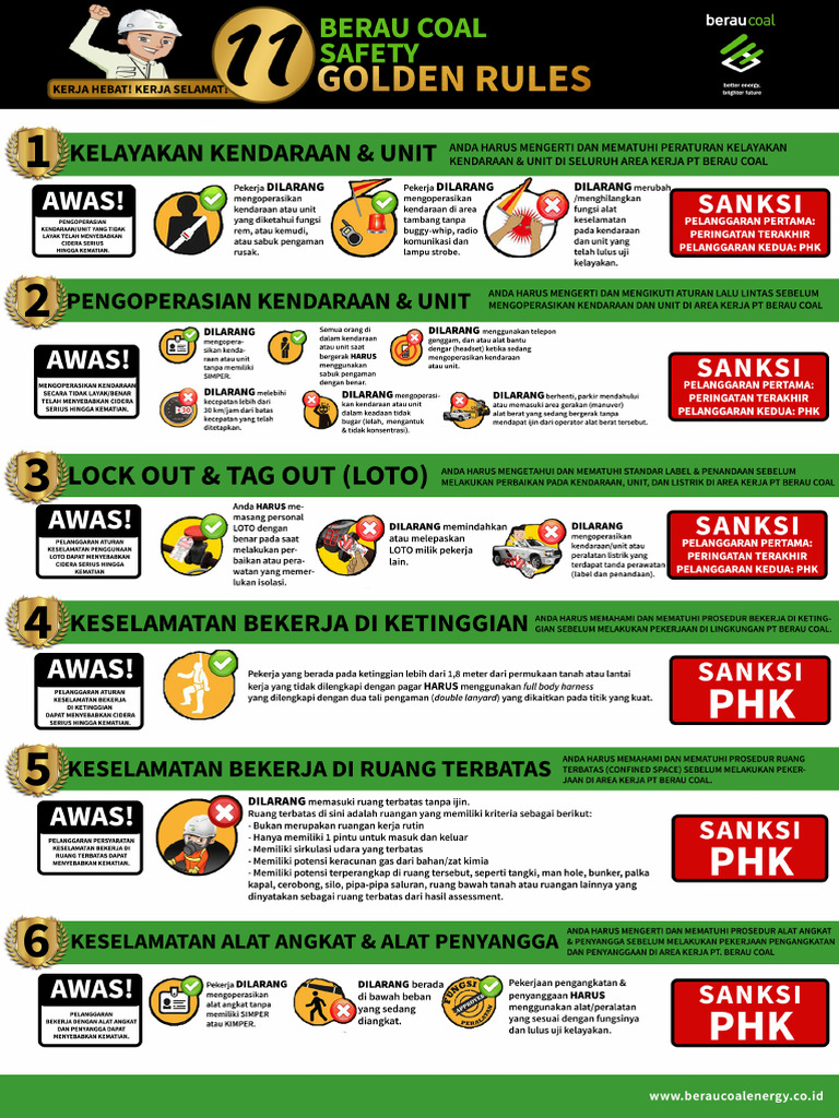 11 BC Safety Golden Rules | PDF