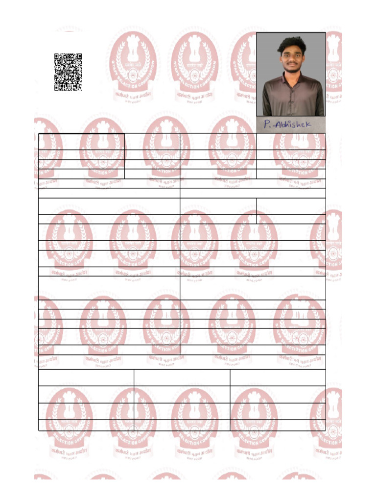 Application Form Draft Print For All | PDF