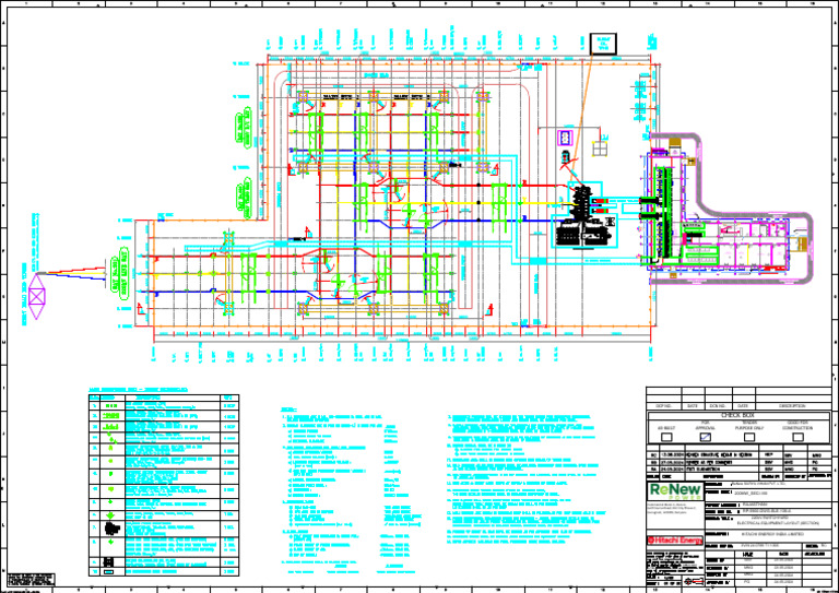 106-A_Rev C_220kV Switchyard Layout Plan Section - SECI-VIII-Model | PDF