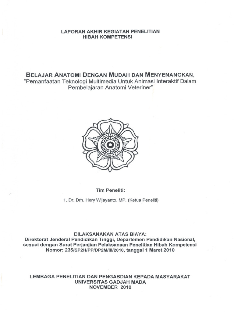 Belajar Anatomi Dengan Mudah UGM | PDF