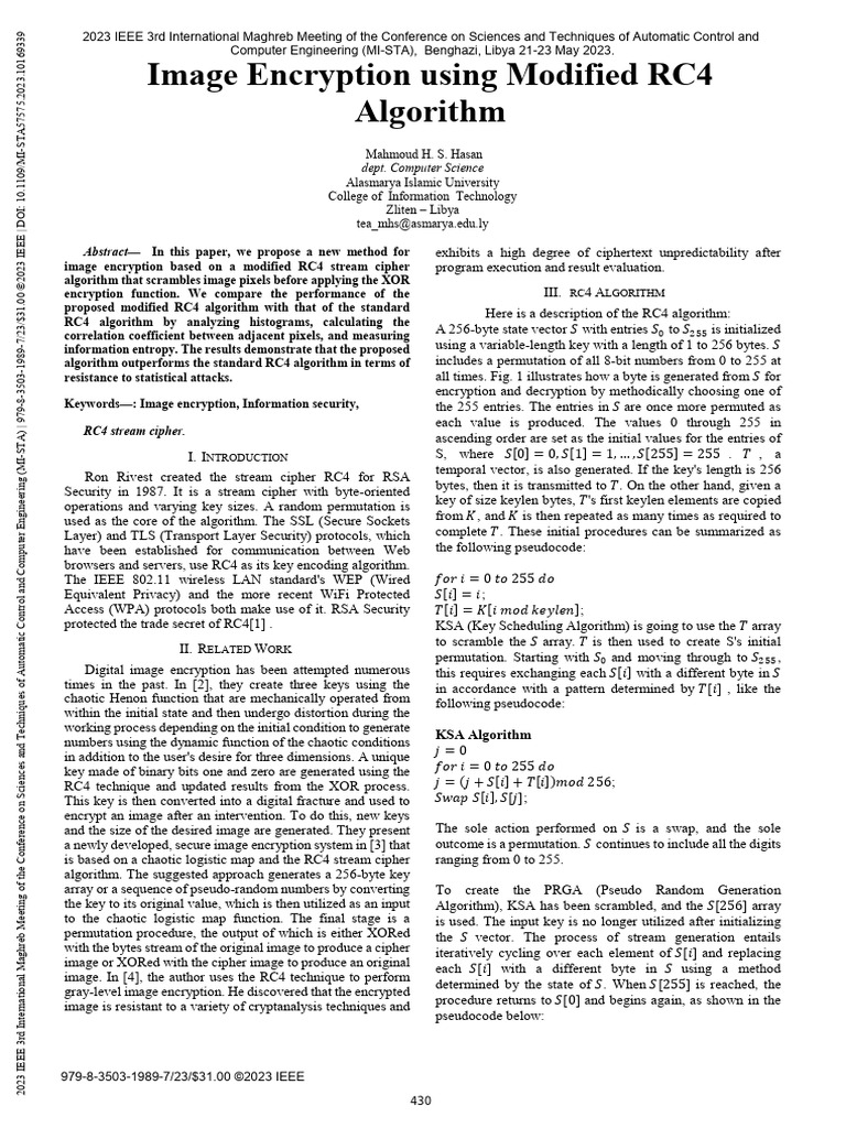 Image_Encryption_using_Modified_RC4_Algorithm | PDF Image_Encryption_using_Modified_RC4_Algorithm | PDF