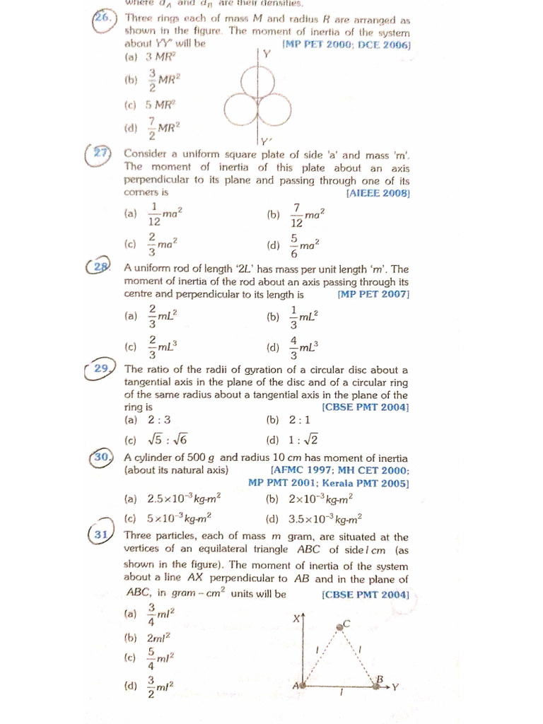 Rotational Motion DPP 2 | PDF