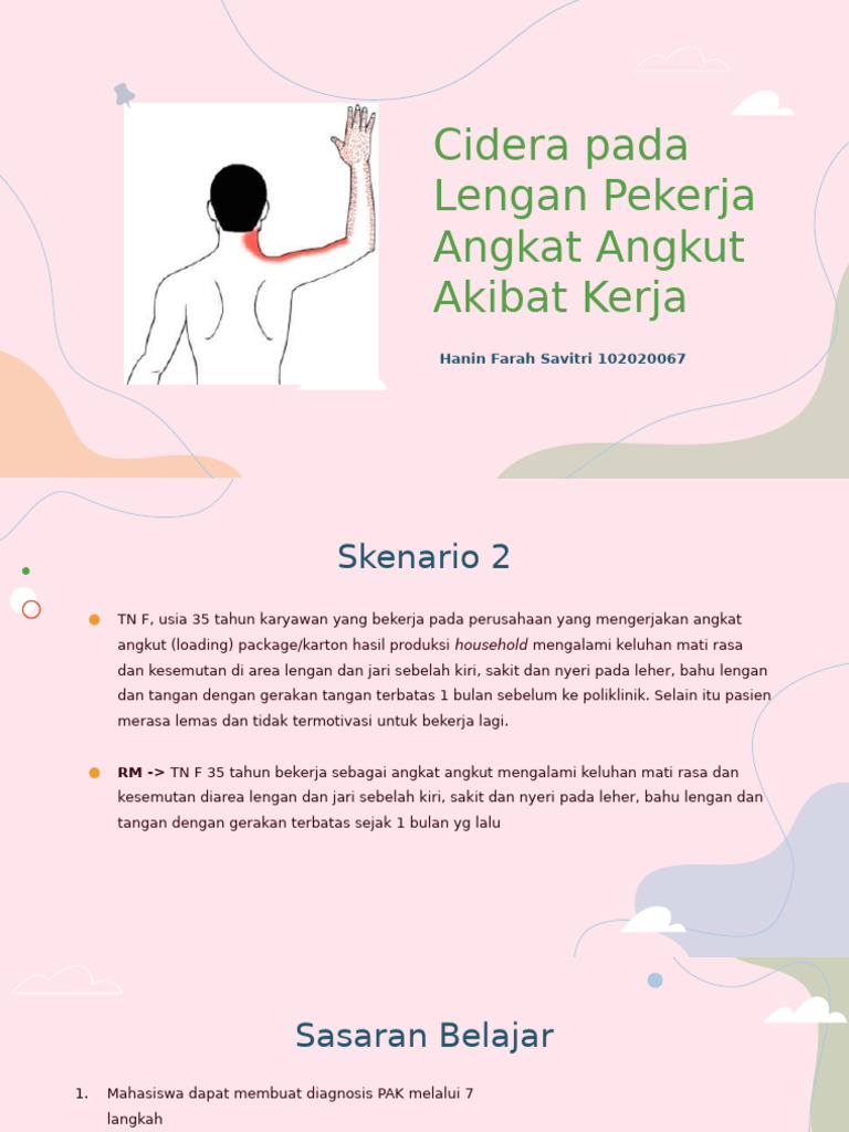 Cedera Lengan Pekerja Angkat Angkut | PDF