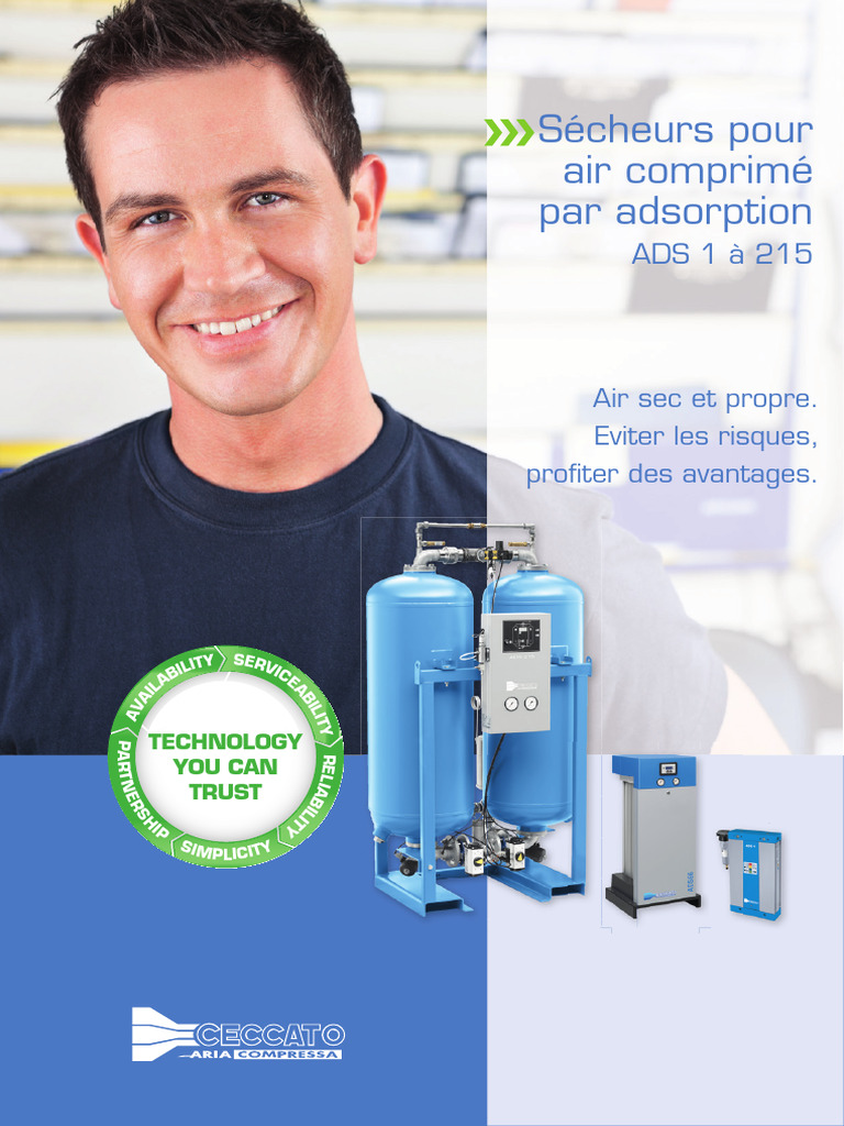 Ceccato Adsorption Dryer ADS1 215 Leaflet FR | PDF