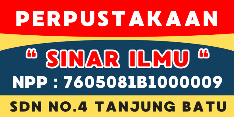 Papan Nama Perpustakaan | PDF