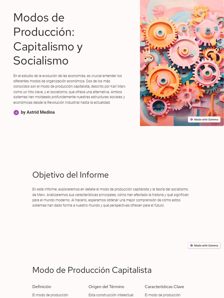 Modos de Produccion | PDF