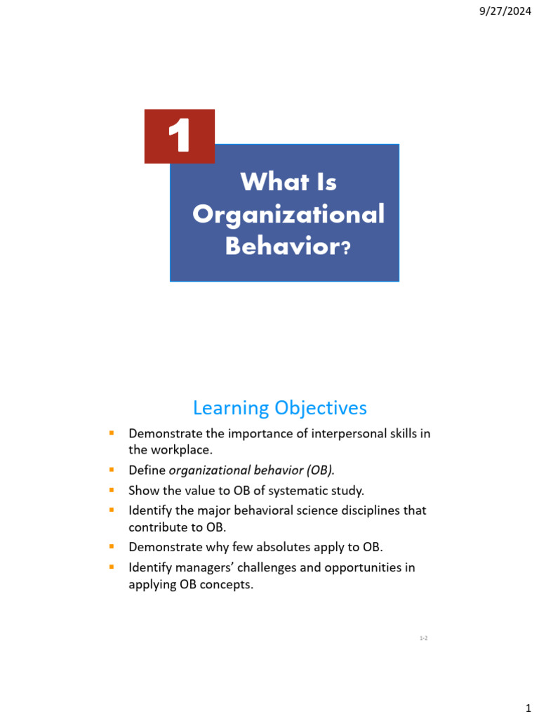 Chapter 1. Handouts for Students Reference | PDF