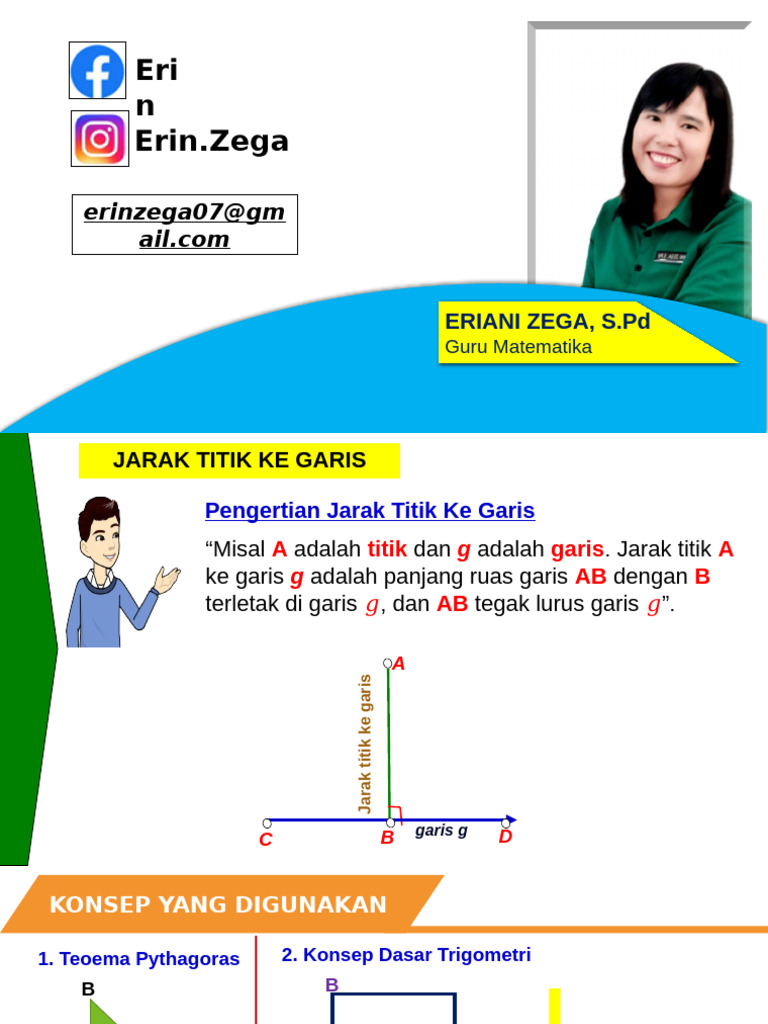 P 1 Jarak Titik ke Garis | PDF