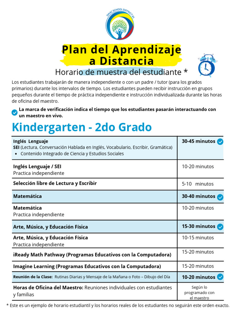 Sample schedule | PDF