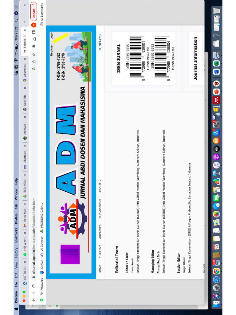 3b. Editorial Team Jurnal ADM | PDF