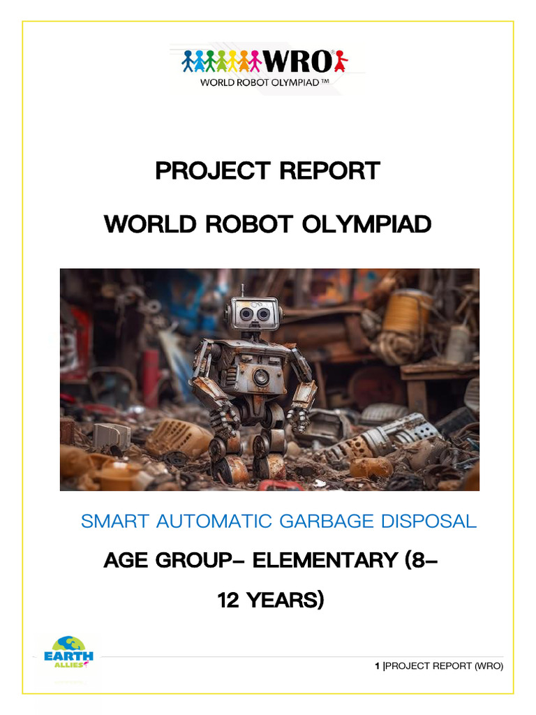 Smart Automatic Garbage Disposal Machine 1818 | PDF