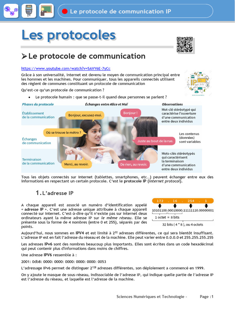 2 - Le protocole IP | PDF