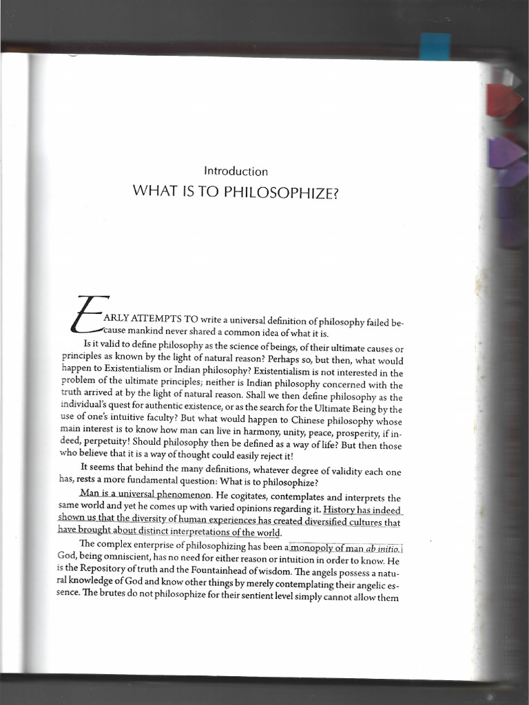 What Is To Philosophize | PDF