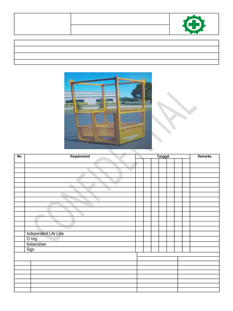 DAILY CHECK LIST MAN BASKET | PDF