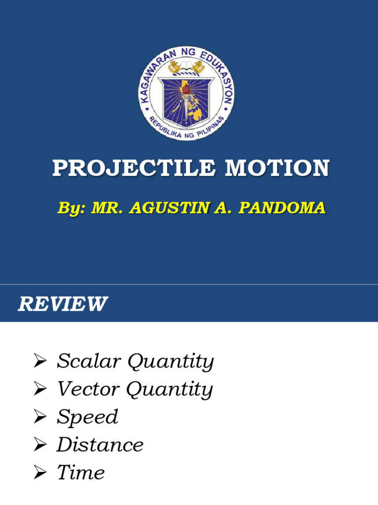 Projectile Motion | PDF