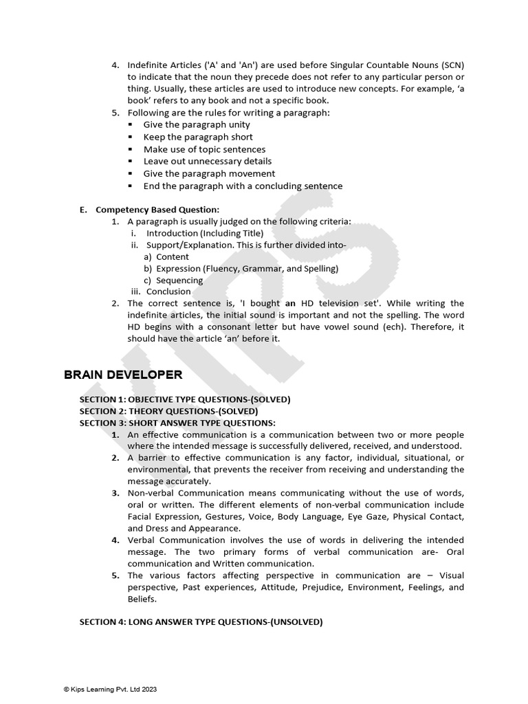 9TH Brain Developer | PDF