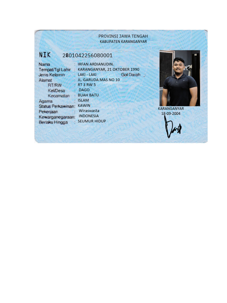 KTP Saksi Penguggat PDF | PDF