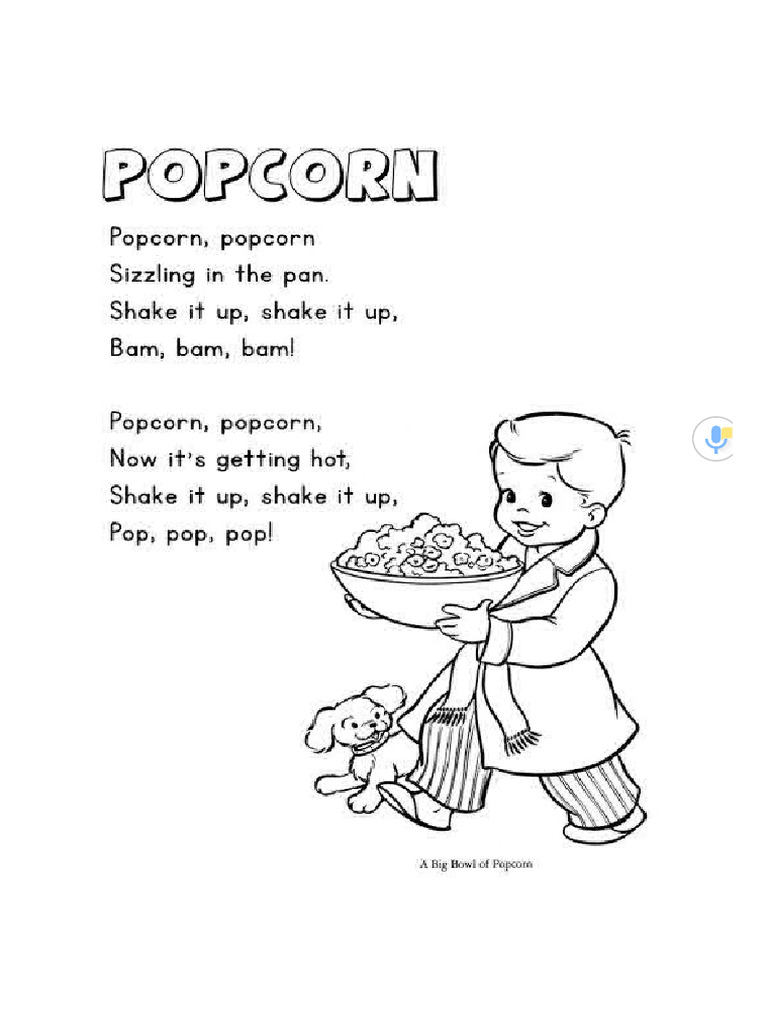 Popcorn Poem | PDF