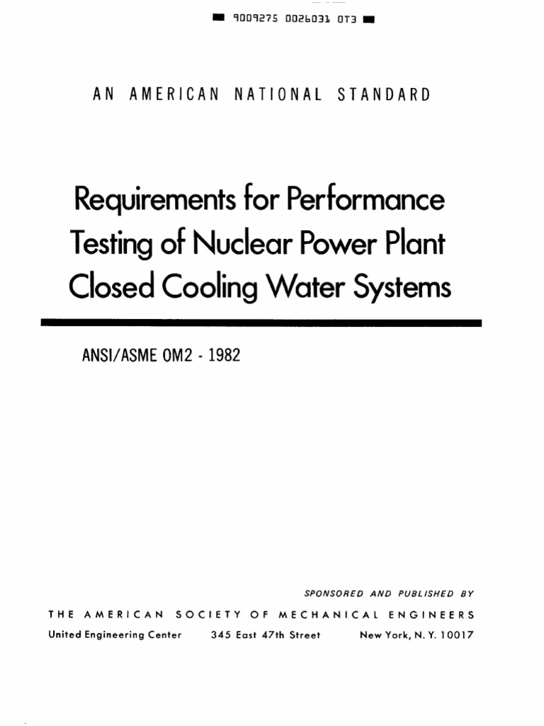 Asme Om2-1982 | PDF