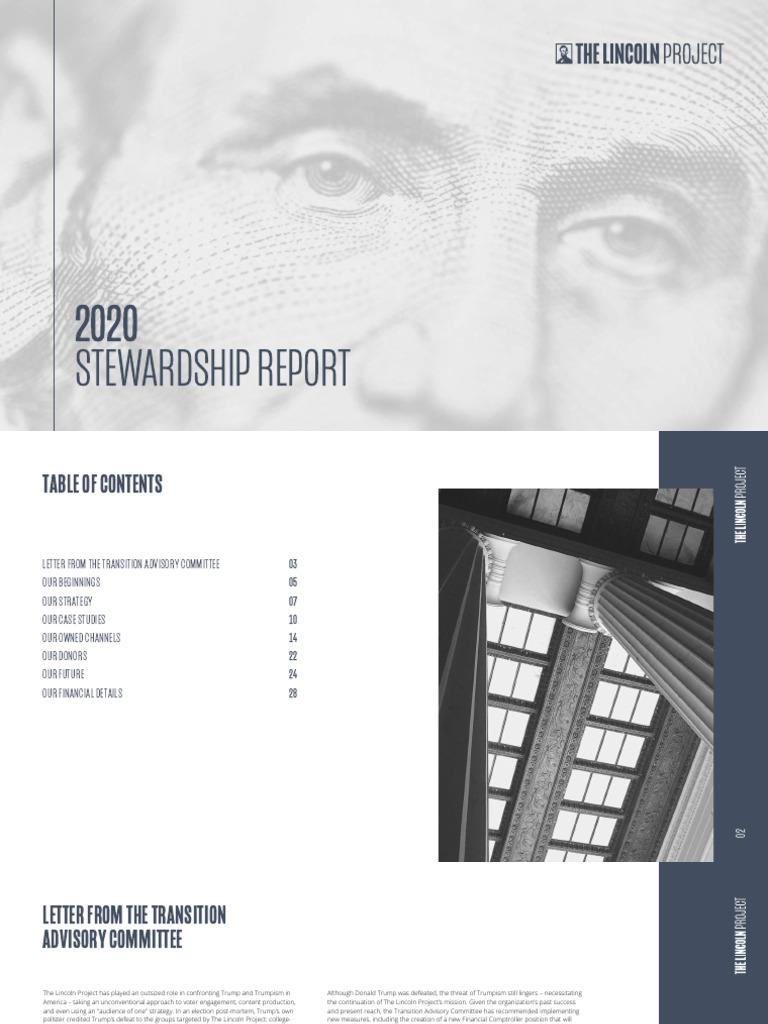 2020-Stewardship-Report-The-Lincoln-Project | PDF