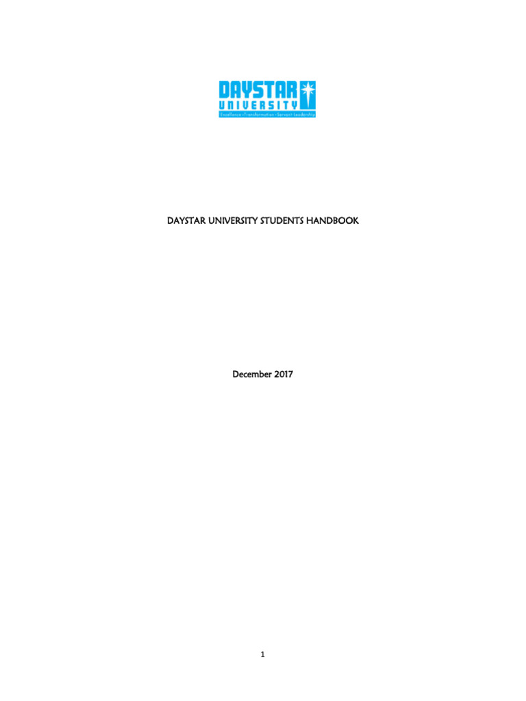 Student Handbook | PDF