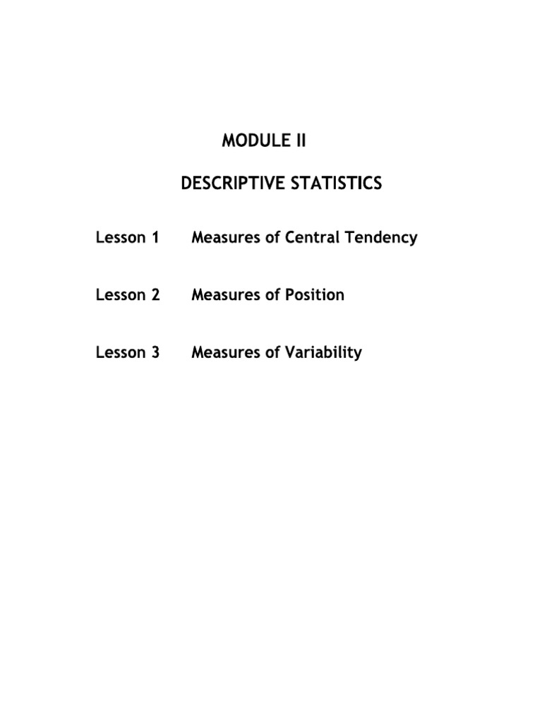 Module 2 Pasc104 | PDF