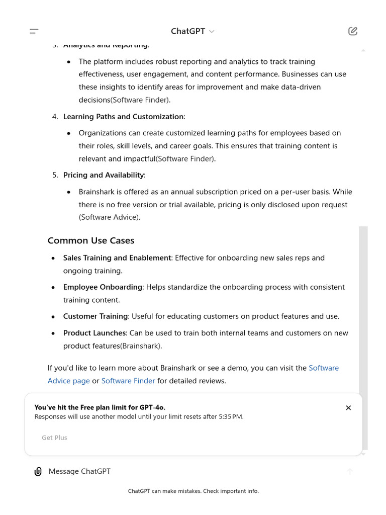 Brainshark Overview and Features | PDF