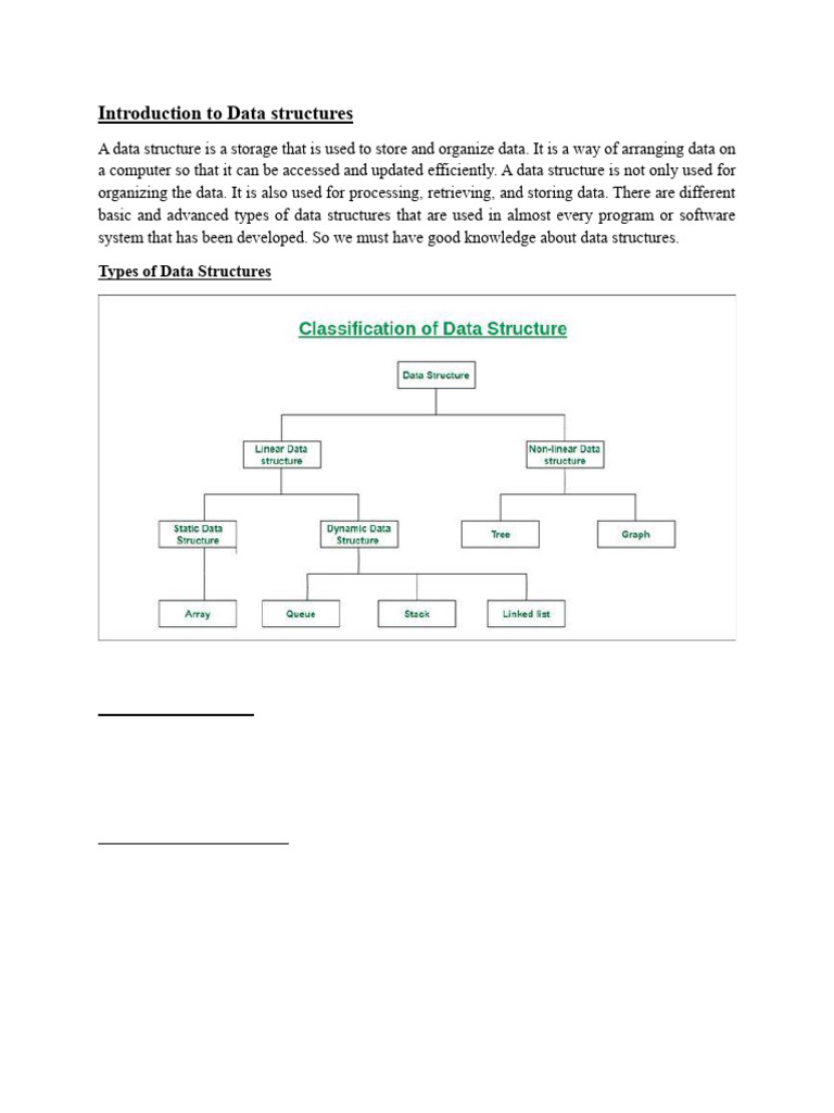 Introduction to Data Structures | PDF Introduction to Data Structures | PDF