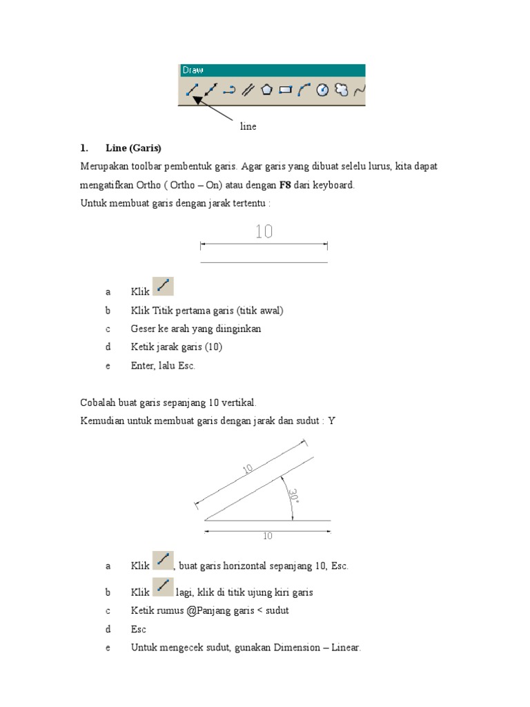 Modul AutoCAD Mesin | PDF