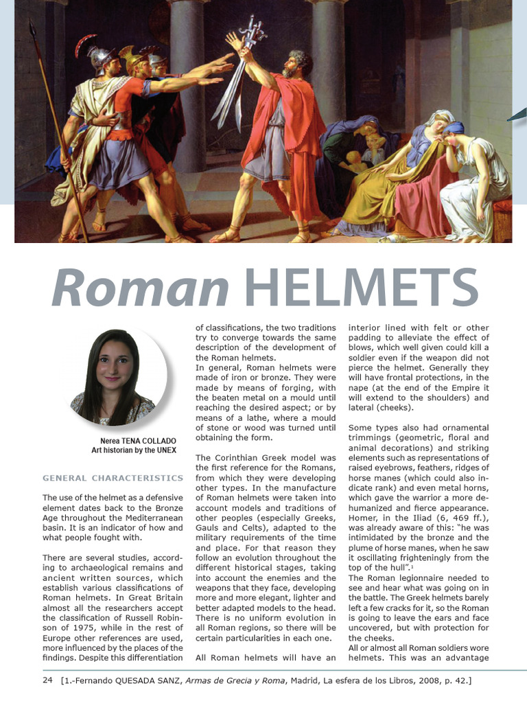 Roman - Helmets (Article) | PDF