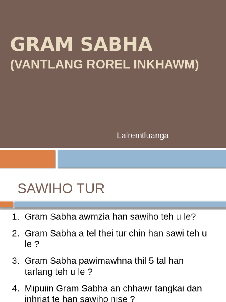 Gram Sabha | PDF